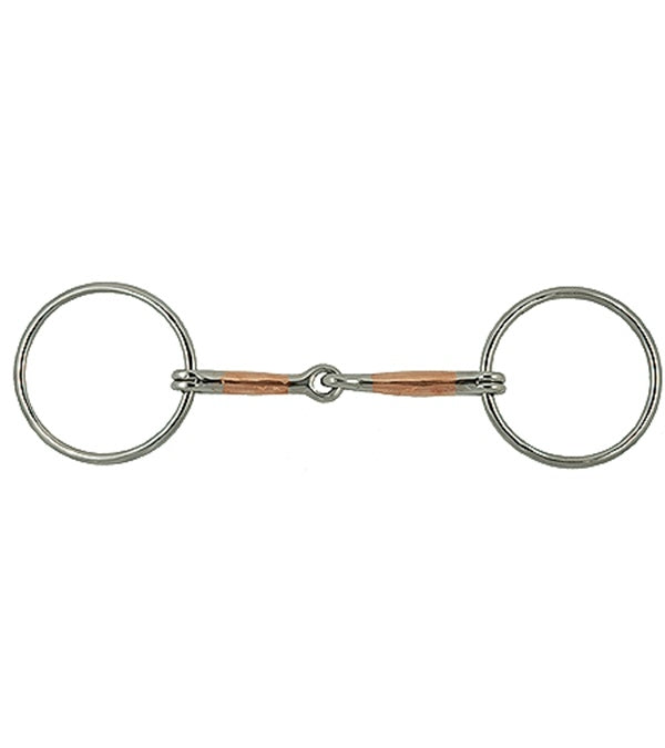 Copper Inlaid Ring Snaffle Bit – EquestrianCollections