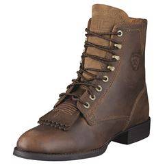 Ladies Western Paddock Boots - Lace-Up, Zipper & Steel Toe Styles ...