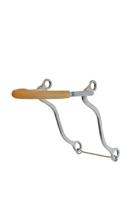 Metalab Stainless Steel Hackamore Bit Gum Covered Bike Chain NoseBand ...