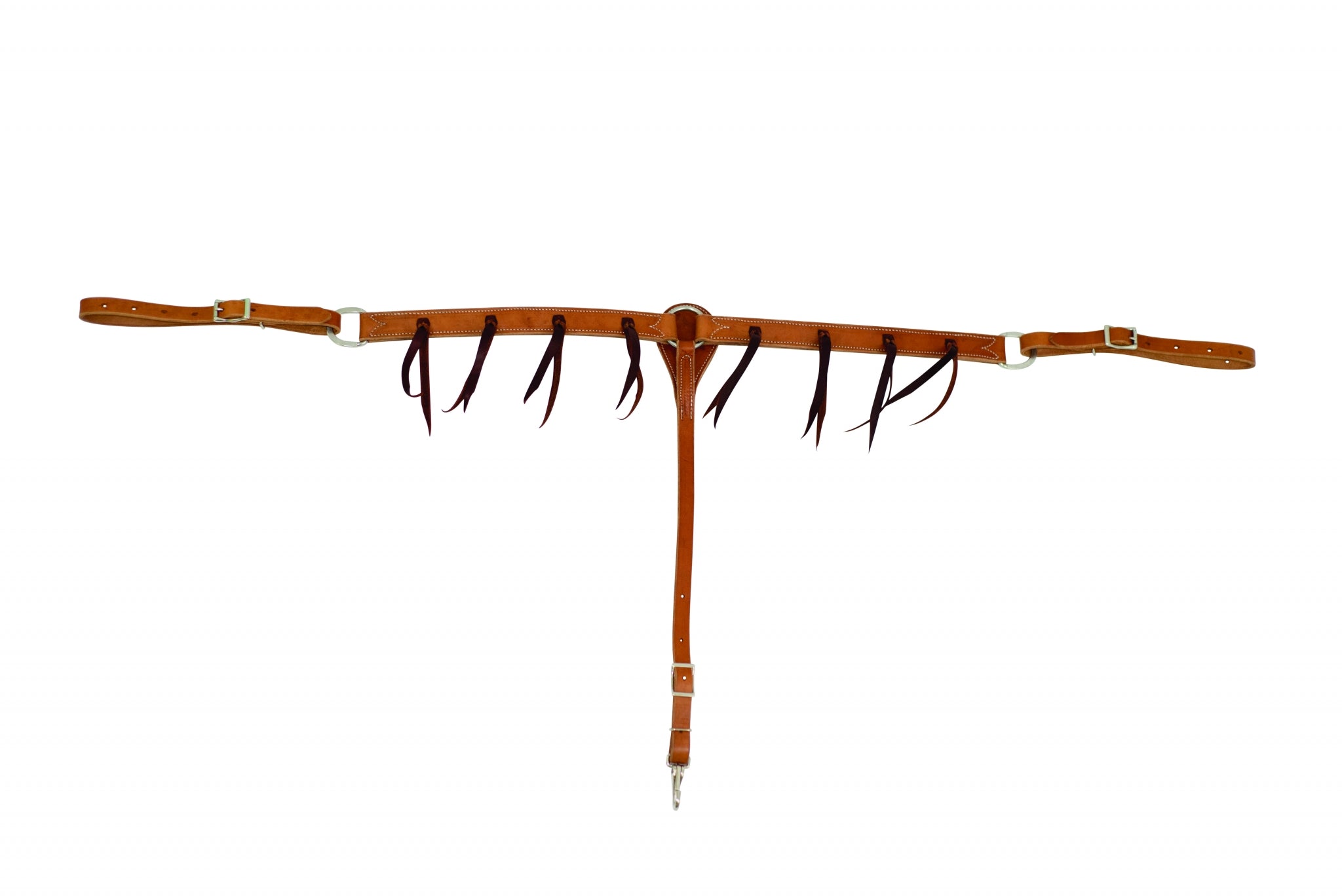 Wildfire Saddlery Harness Leather Breast Collar With Latigo Strings ...