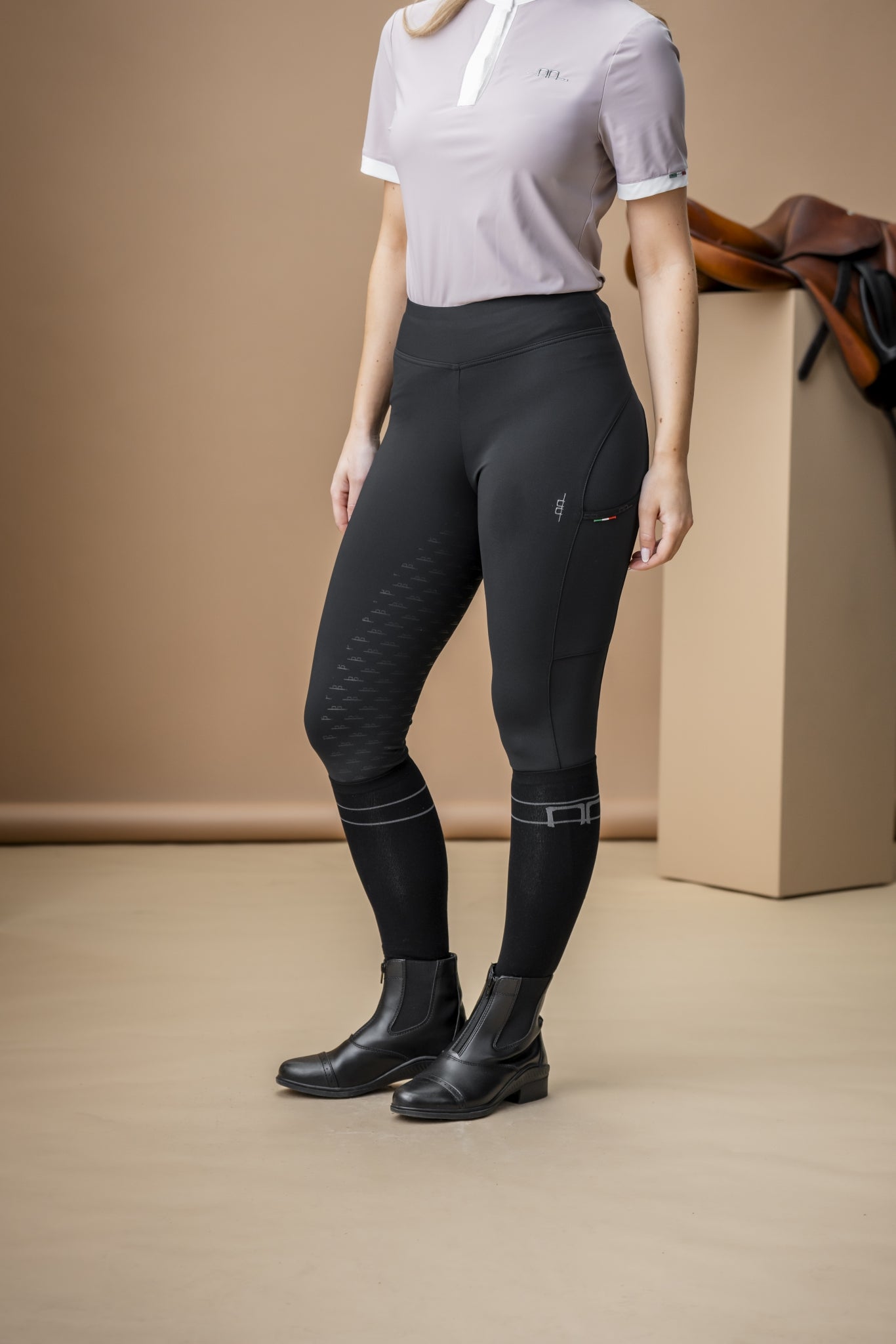 Alessandro Albanese Ladies Alba Brushed Riding Tights ...