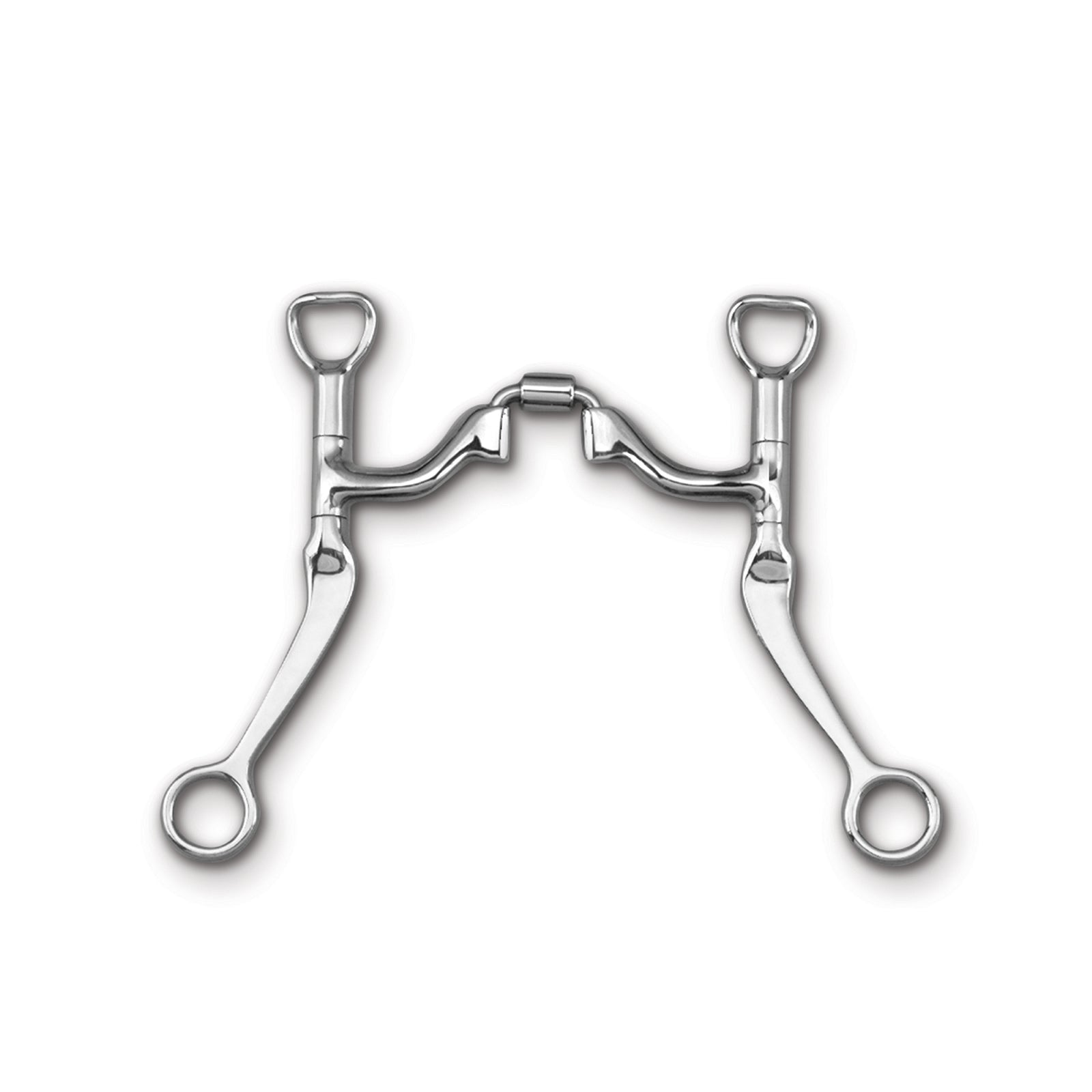 Myler Level 2-3 Flat Shank Correctional Ported Barrel Bit ...