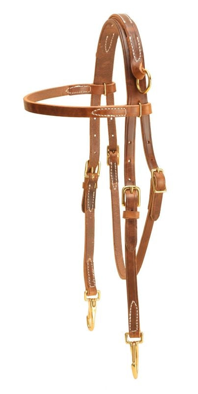 Tory Harness Leather Sidecheck Headstall – EquestrianCollections