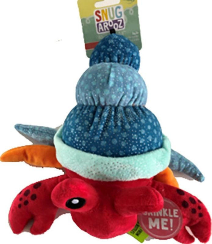 SNUGAROOZ HERMIE THE CRAB PLUSH DOG TOY – EquestrianCollections